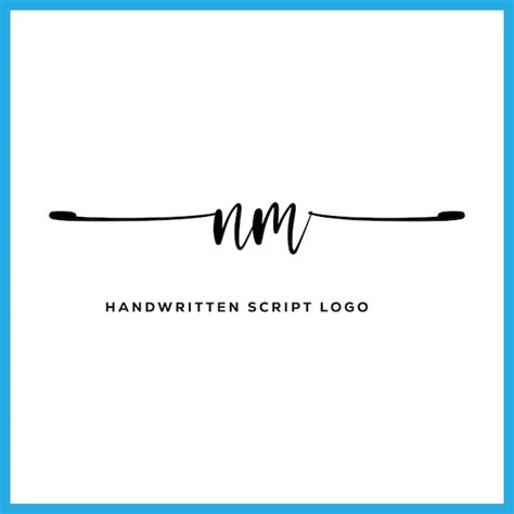 Lécriture Manuscrite La Signature Le Logo La Lettre Limmobilier