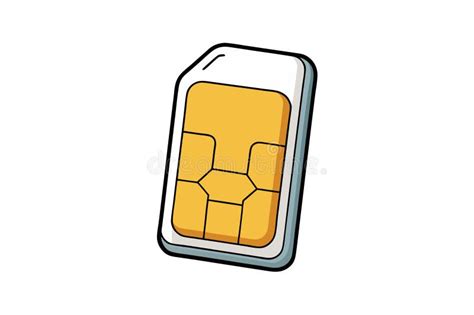 Telecommunication Sim Card With Golden Chip Design Isolated For Tech