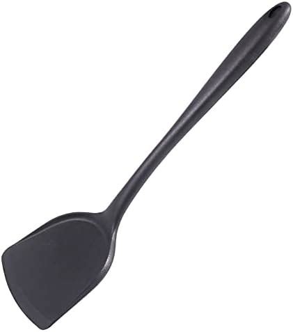 L Wok Spatula Seamless Non Stick One Piece Silicone Wok Spatula F High Heat Resistant