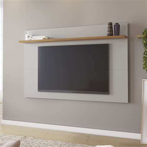 Painel para TV até 60 polegadas NT1190 Notável Off White Freijó Trend