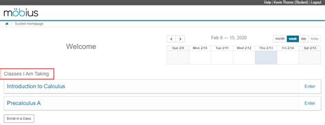 View My Classes View My Classes