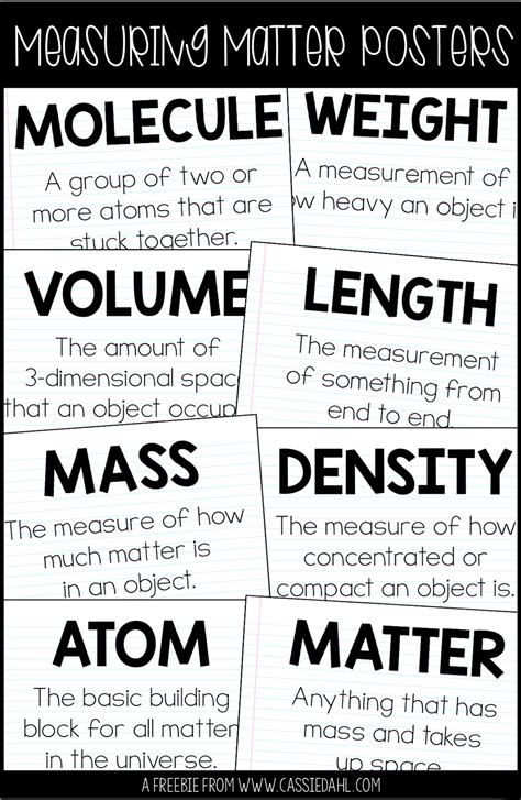Measuring Matter Centers Cassie Dahl Teaching Technology