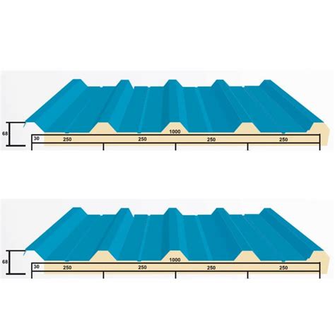 045 Mm Galvanised Insulated Roofing Panels Thickness 30 60 Mm At