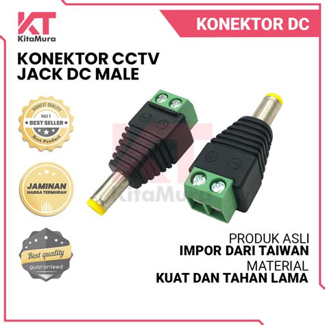 Jual Jack Converter DC Power Male DC Power Male Jack Converter Shopee Indonesia
