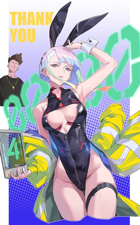 Lucy And David Martinez Cyberpunk And 1 More Drawn By Bigroll Danbooru