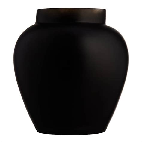 Providence Black Matte Glass Vase 9