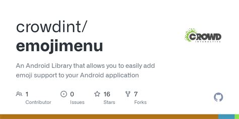 GitHub Crowdint Emojimenu An Android Library That Allows You To Easily Add Emoji Support To