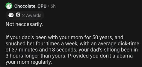 Rdtm Your Dick Has Been Longer Inside Your Mom Then Your Dads R