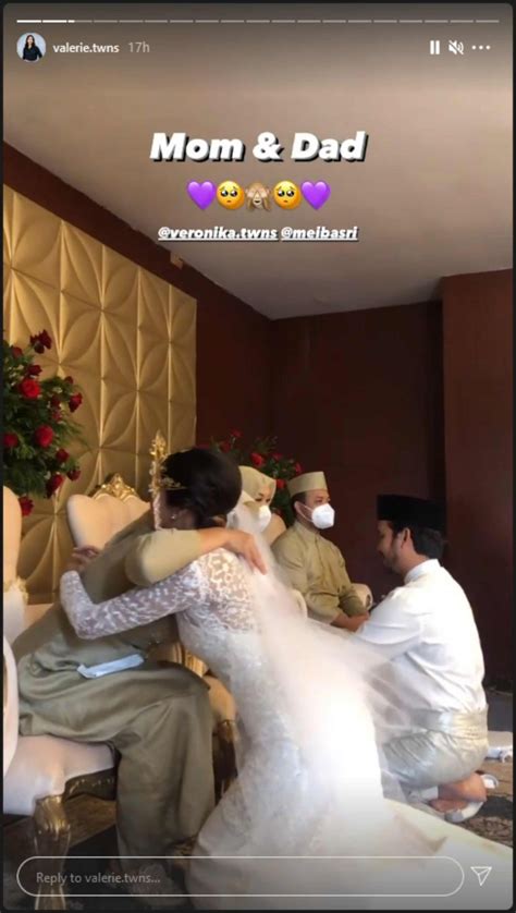 9 Momen Intimate Pernikahan Veronika Twins Ditemani Kembaran