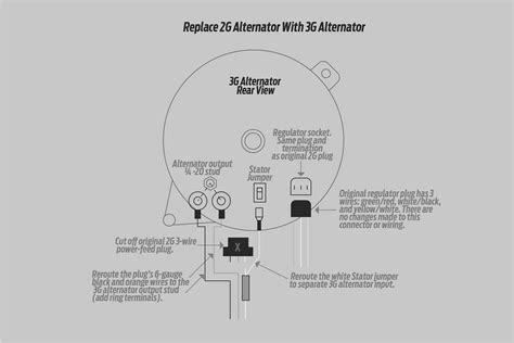 Simple Two Wire Alternator Wiring Diagram