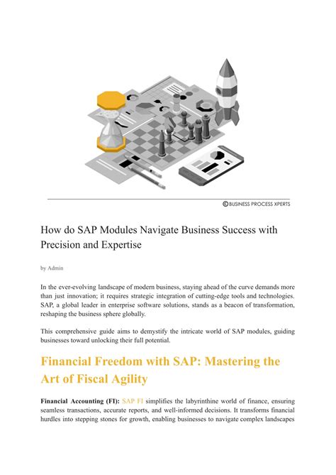 Ppt How Do Sap Modules Navigate Business Success With Precision And