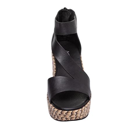 Leather Strap Wedge Mules Sleek And Stylish Antelopeshoes