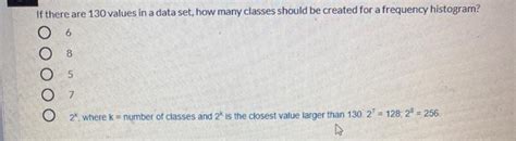 solved if there are 130 values in a data set how many