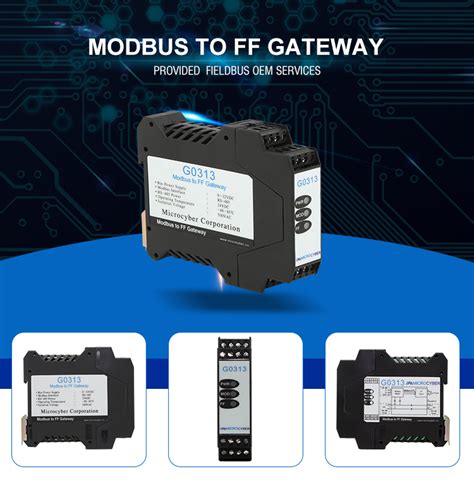 Modbus Rtu Modbus To Foundation Fieldbus Converter For Modbus