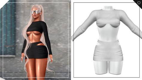 Second Life Marketplace Havoc Arianna Set White