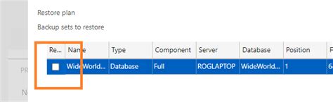 Restore Backup Set Checkbox Isnt Checkable And Raises Exception In Log · Issue 21887