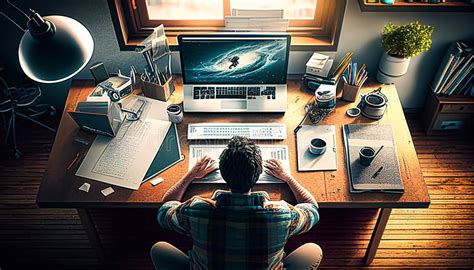 Young Programmer Concentrated At Working Project Developing