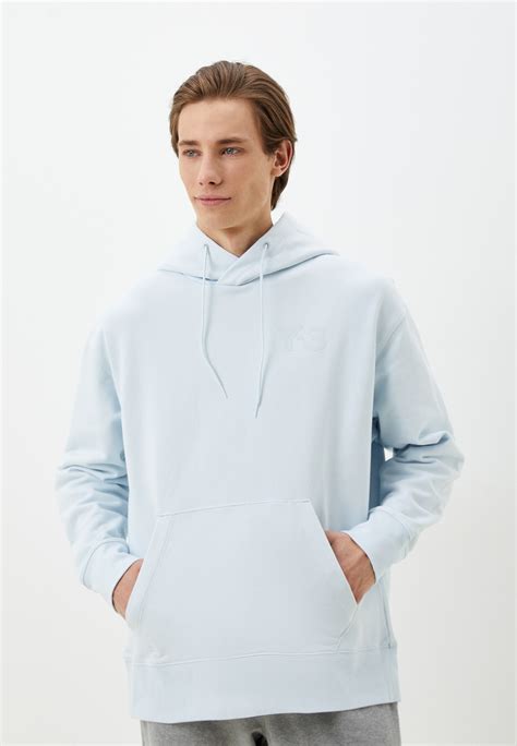 Худи adidas Y-3 M CL LC HOODIE, цвет: голубой, RTLACQ788201 — купить в ...