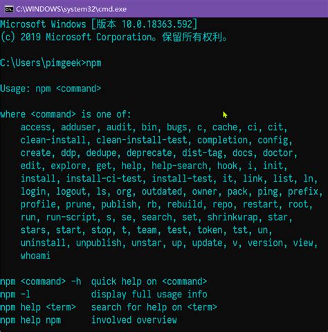 Windows Node Js