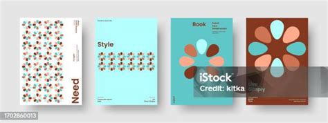 Tata Letak Laporan Modern Template Latar Belakang Abstrak Desain Sampul