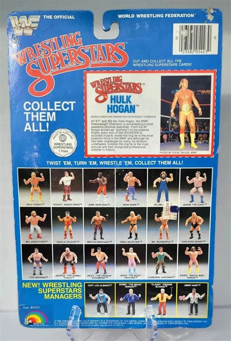 1985 Wwf Ljn Wrestling Superstars Series 1 Hulk Hogan Wrestling