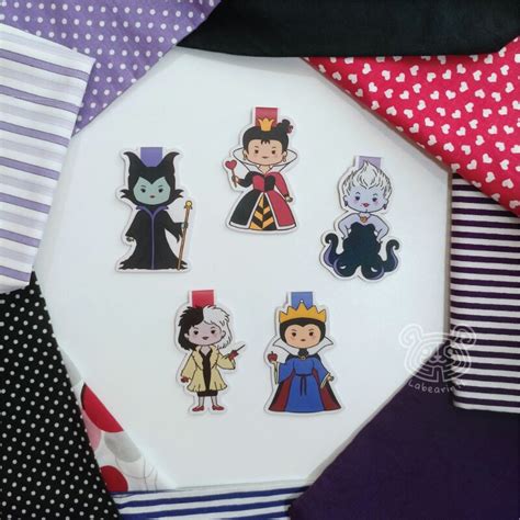 Jual Disney Villain Magnetic Bookmark Pembatas Buku Magnet Maleficent