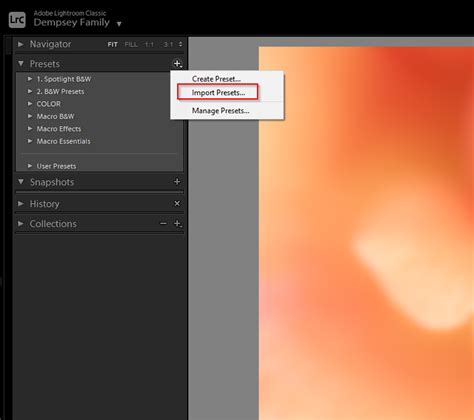 How To Import Presets In Lightroom Import New Presets Step By Step Guide