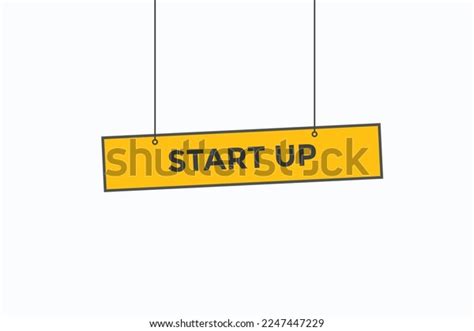 Start Button Vectorssign Label Speech Bubble Stock Vector Royalty Free