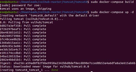 ubuntu 安装docker dockers compose vulhub 详细过程 trust zoe 博客园