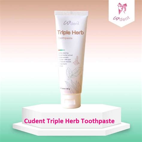 Cudent Triple Herb Toothpaste Popular Thai Brands Medium