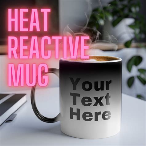 Heat Reactive Color Morphing Mug Reveals A Surprise Custom Personalized