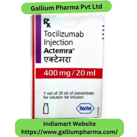 Tocilizumab Injection Ip 200 Mg At Rs 8112 Vial In Nagpur Id 2854122077833