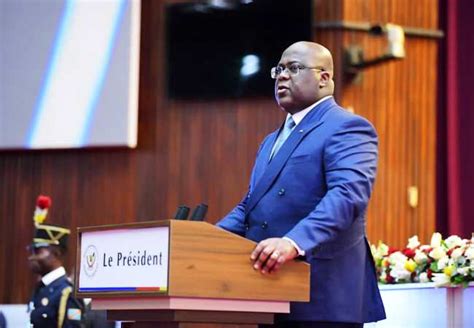 Discours Sur Létat De La Nation Félix Tshisekedi Confirme La Tenue