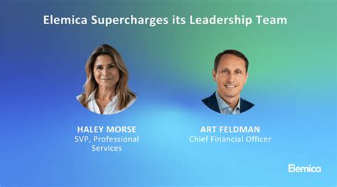 Elemica™ Supercharges Its Leadership Team Haley Morse Appointed Svp