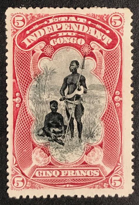 Belgian Congo 1894 Issue Mols Etat Independant 5fr Catawiki