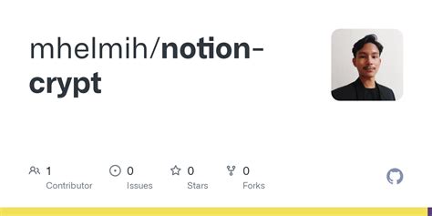 GitHub Mhelmih Notion Crypt