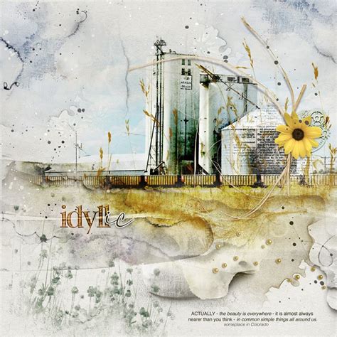 Barn Silos Oscraps Digital Scrapbooking And Artist Community