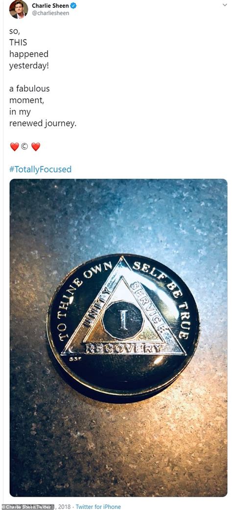 Charlie Sheen Celebrates One Year Anniversary Since Giving Smoking By Encouraging Others To Quit