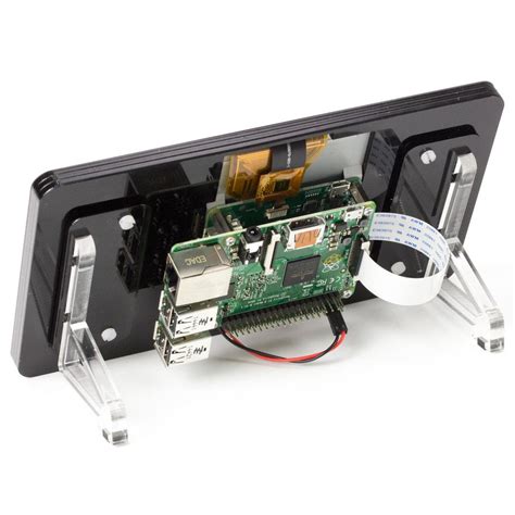 Rahmen Für Offizielles 7 Raspberry Pi Touchscreen Display Noir