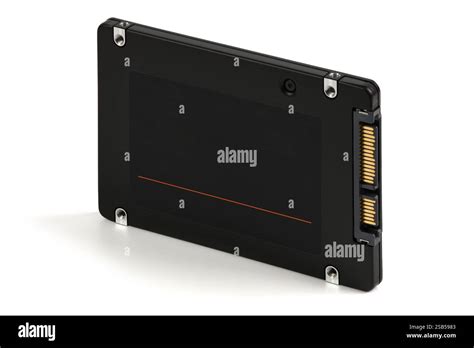 Solid State Drive Ssd Isolated On White Background The Sata Ssd Solid State Hard Drive Shown