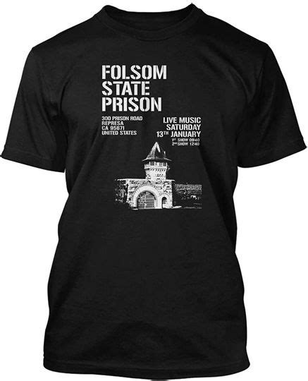 Johnny Cash Folsom Prison Blues Inspired T Shirt
