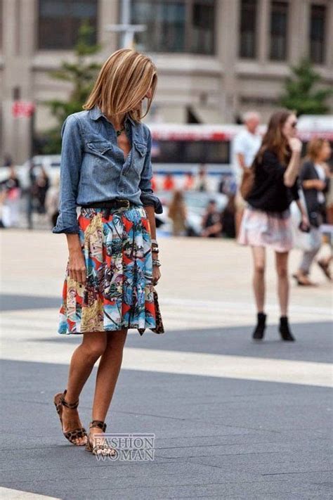 С чем носить джинсовую рубашку - идеи на заметку | Mode femme, Mode ...