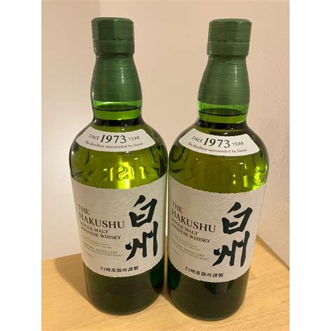 サントリー サントリー白州シングルモルトウイスキー700ml 2本の通販 By Ekkkshop｜サントリーならラクマ