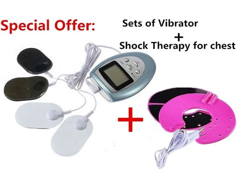 New Vibrator Digital Shock Therapy Machine For Chest Breast Massager Pain Relief Fitness Electro