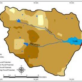 Tavarja Lake Catchment Hydrological Soil Group Variation Map