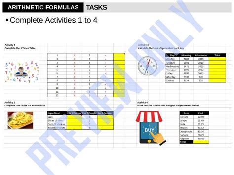 Arithmetic Formulas Modelling Data Series Teaching Resources
