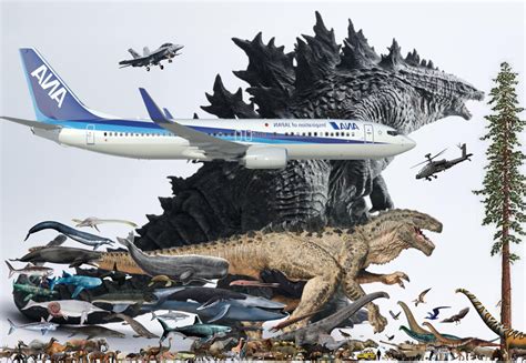 Godzilla Size Comparison Godzilla Know Your Meme