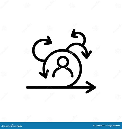 Scrum Master Icon Agile Icon Vector Agile Icon Scrum Process Icon