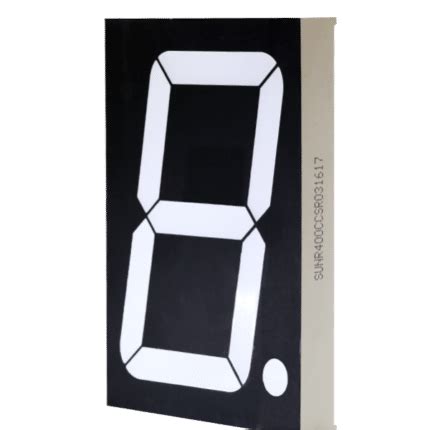 4 Inch 7 Segment Display Bright Red Common Anode