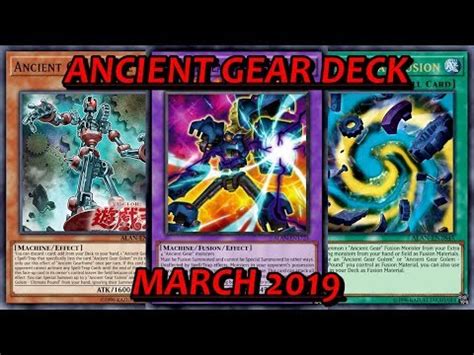 YGO PRO Ancient Gear Deck March YouTube